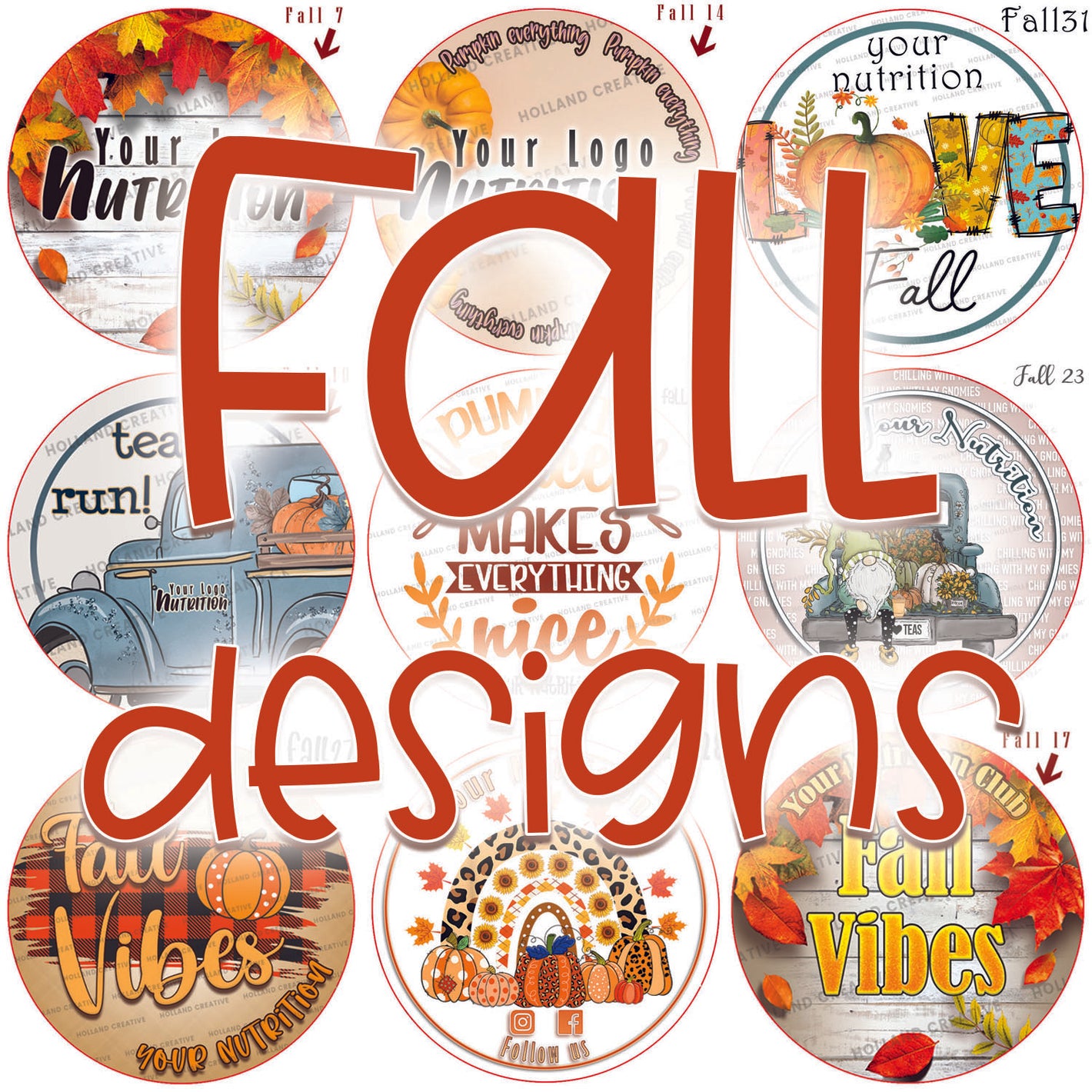 Themed Label Designs – Holland Creative