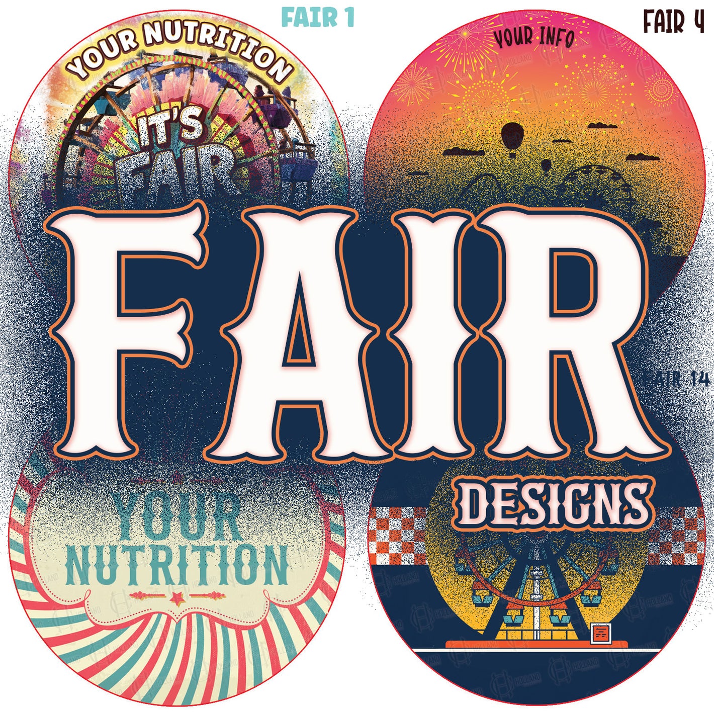 Themed Label Designs – Holland Creative