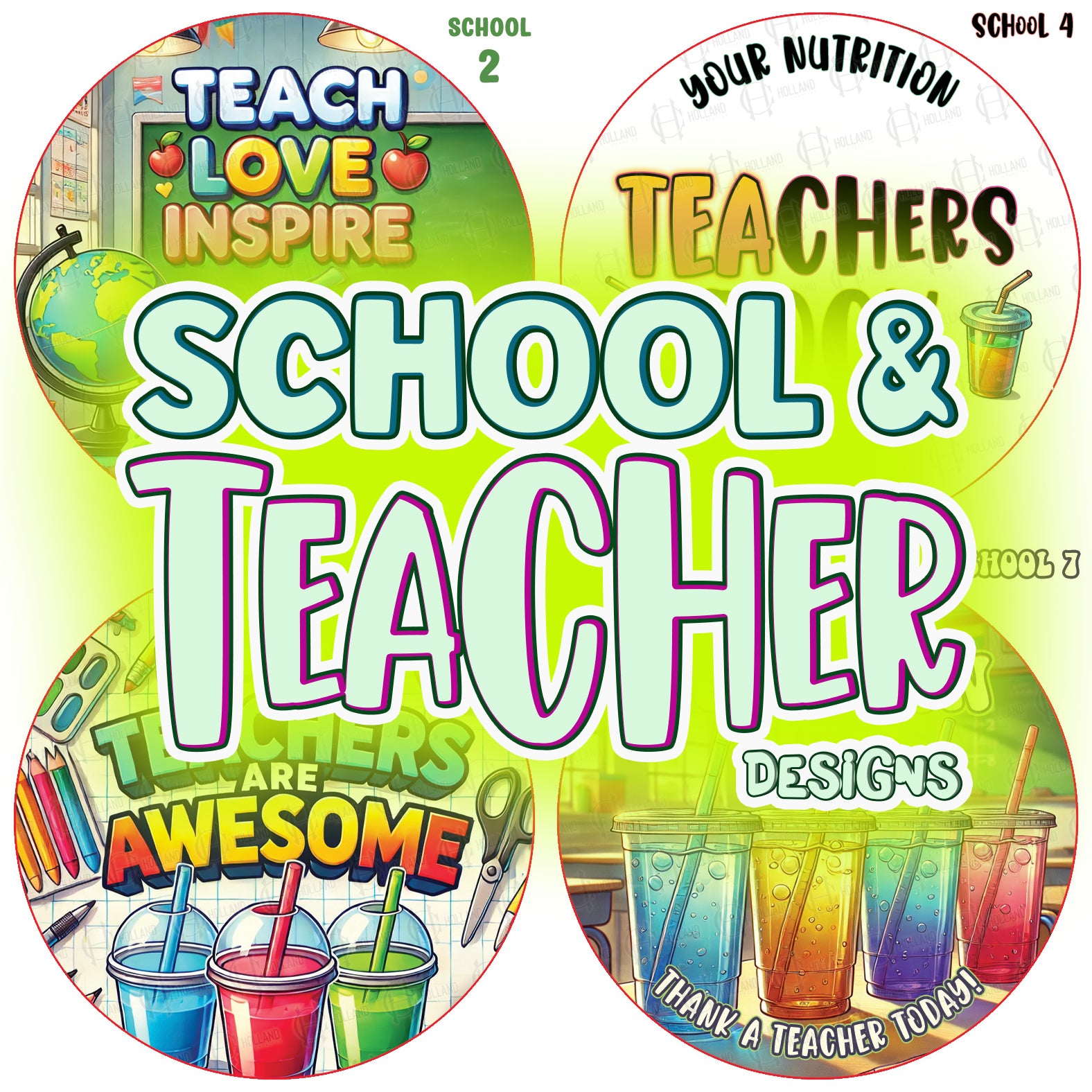 Themed Label Designs – Holland Creative